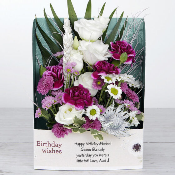 Flower Cards By Post - Cheap Flowers by Post UK